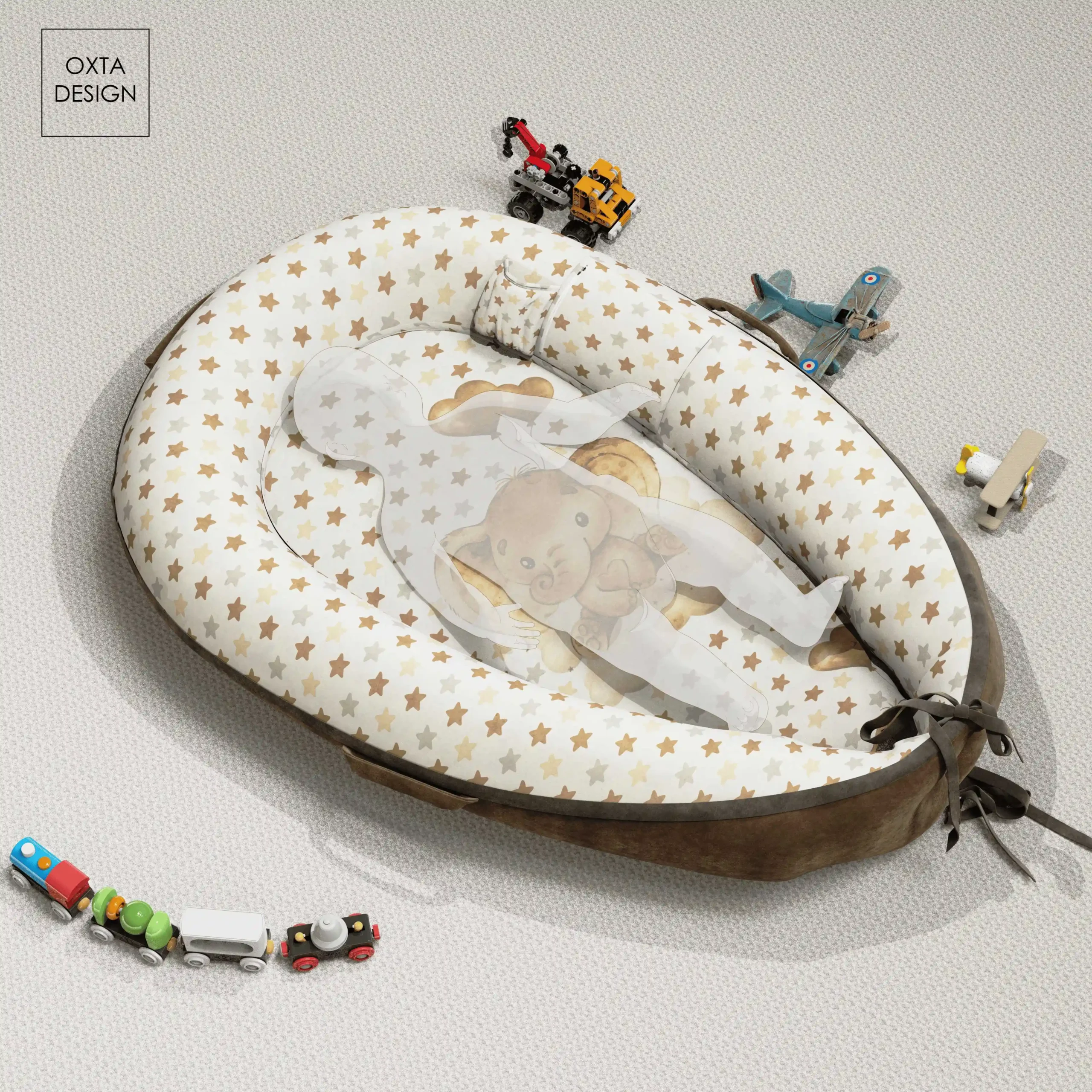 Baby Lounger Product Design and Ideation By Oxta Design